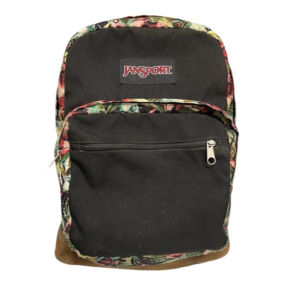 Jansport | Bags | Jansport Black School Laptop Suede Bottom Backpack ...